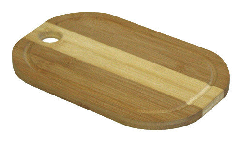 Simply Bamboo Brown Small Laguna Bamboo Cutting Board - 10"